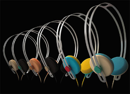 Stylish 80s headphones from AiAiAi - ShinyShiny